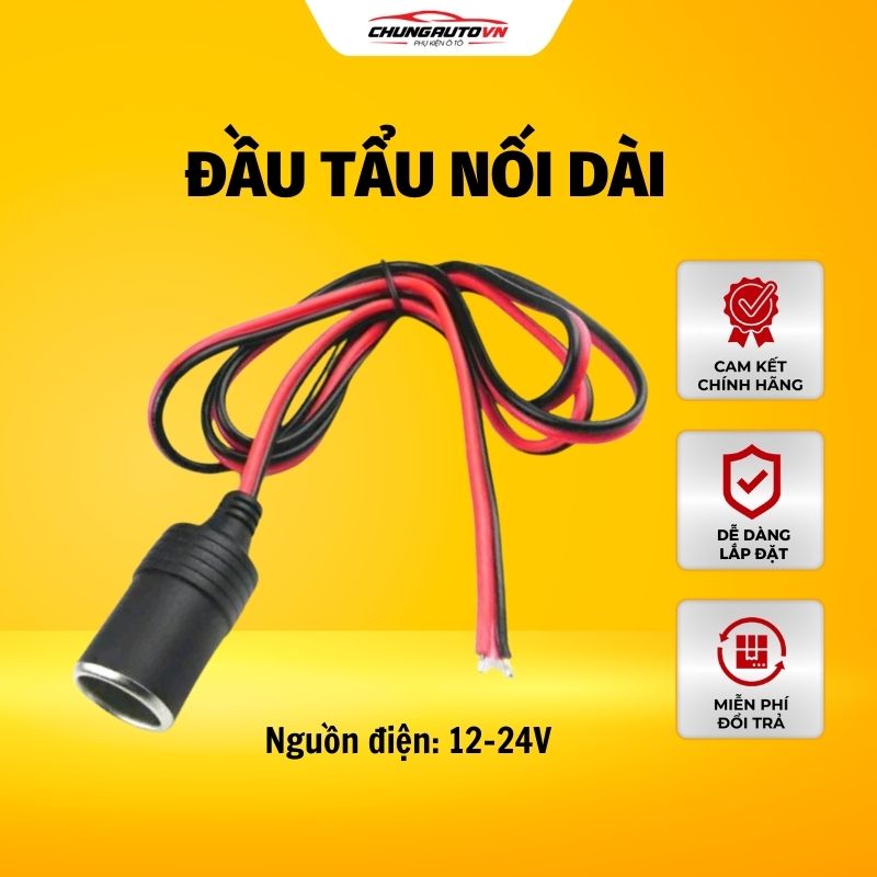 Đầu Tẩu Đuôi Cái Cho Xe Hơi 12V-24V Tương Thích Đa Dạng Auto - ChungAuto | Joyme